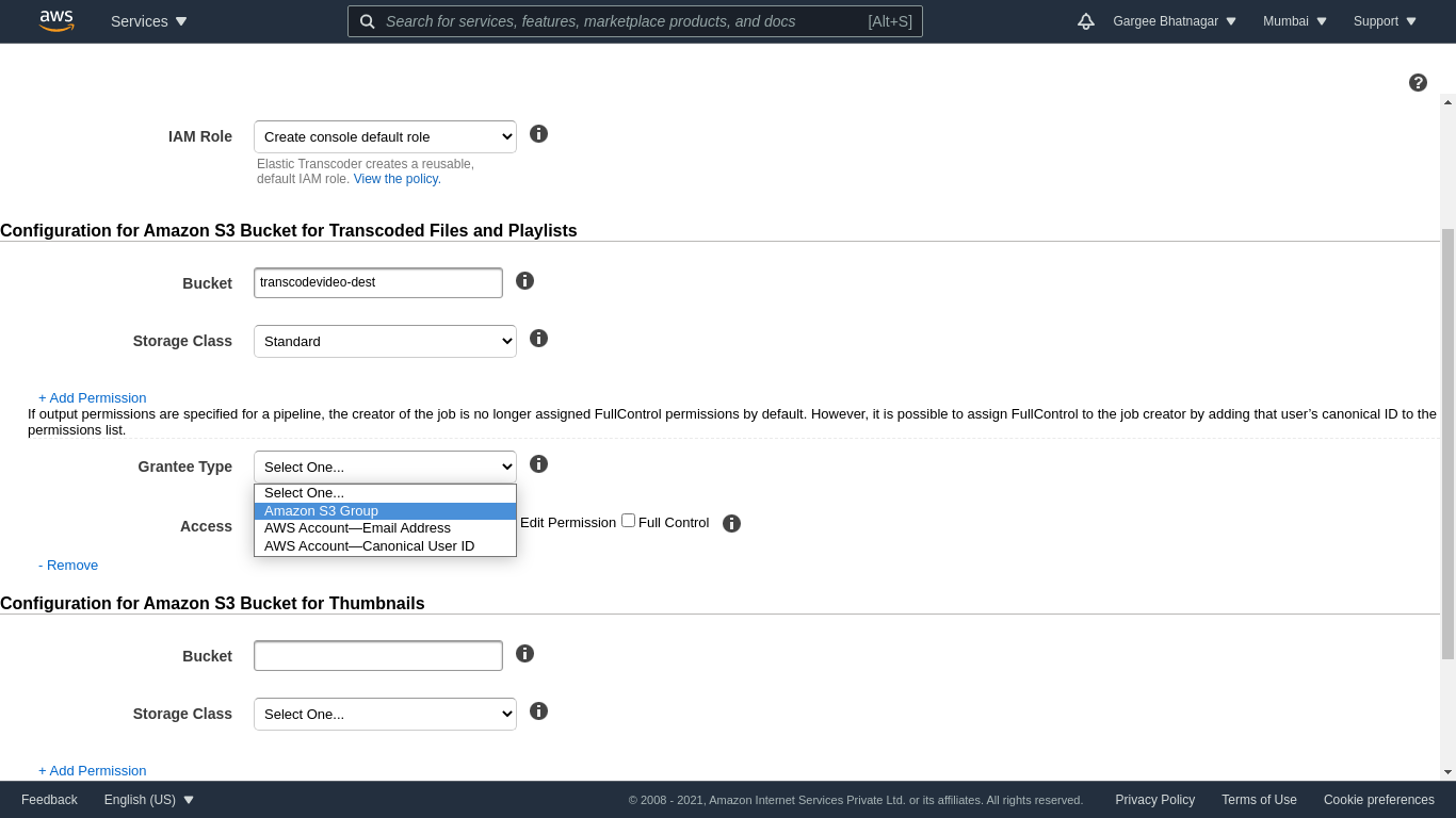 Aws Elastic Transcoder And Aws Lambda How To Convert Any Input Video File Format In S3 Bucket