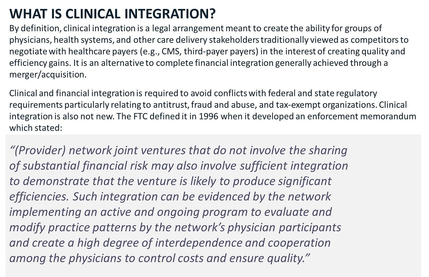 Cracks Emerging in a Key Health System Strategy: The Importance of ...
