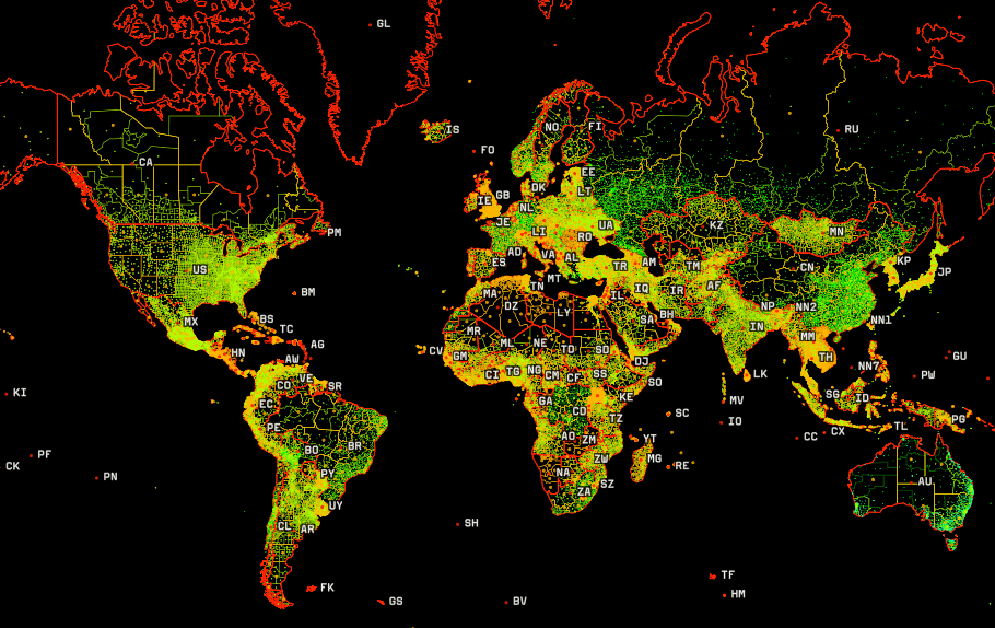 How The Pudding team uses Mapbox. Visual storytelling on population ...