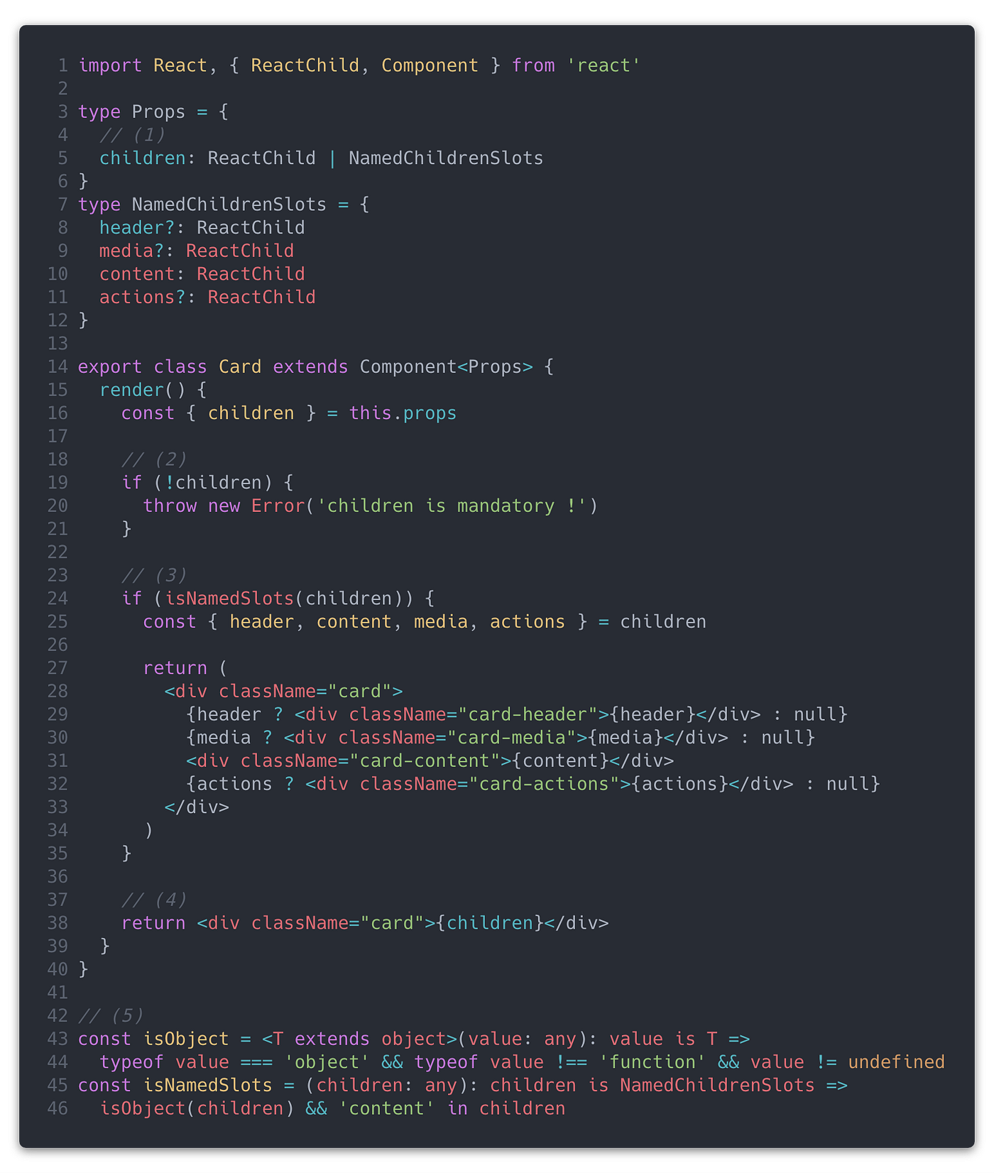 React children composition patterns with TypeScript | by Martin Hochel | Medium