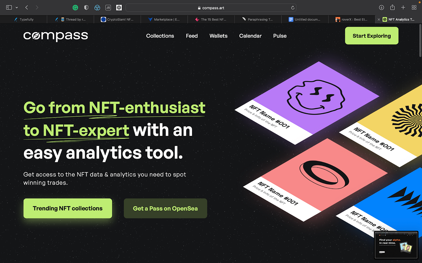 Top 5 NFT Analysis Tools. Weekly NFT sales are in the $10 million… | by Oshika Agarwal | Sep ...