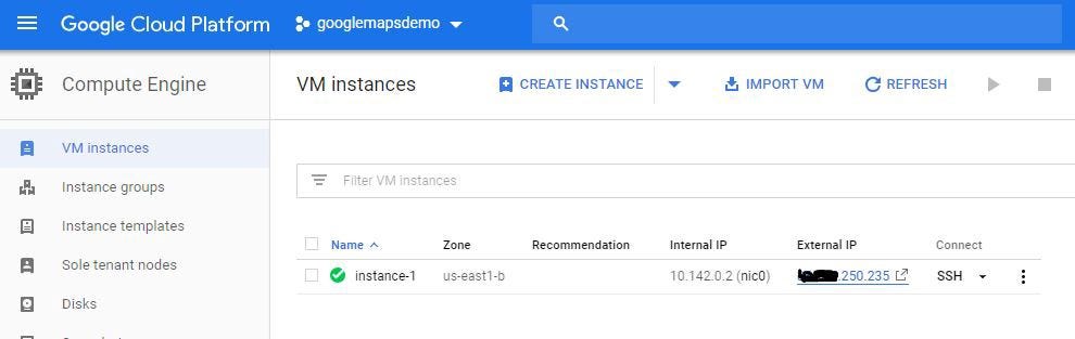 Google Cloud Platform(GCP): Using Compute Engine and Google Map API to ...
