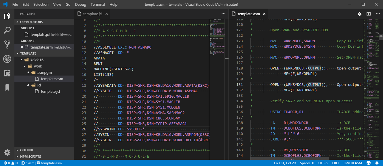 Mainframe Assembler & Zowe: “Hello World” Example | by Dan Kelosky | Medium