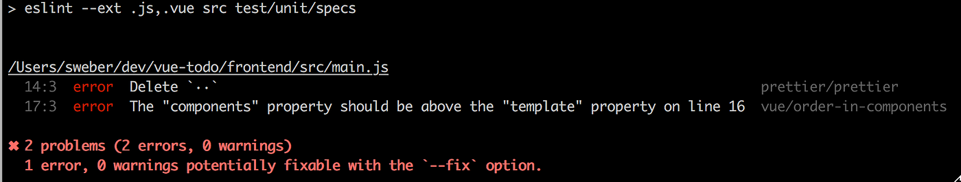 Efficient Code Analyzing and Formatting (for Vue.js) with ESLint and Prettier | by Sebastian ...