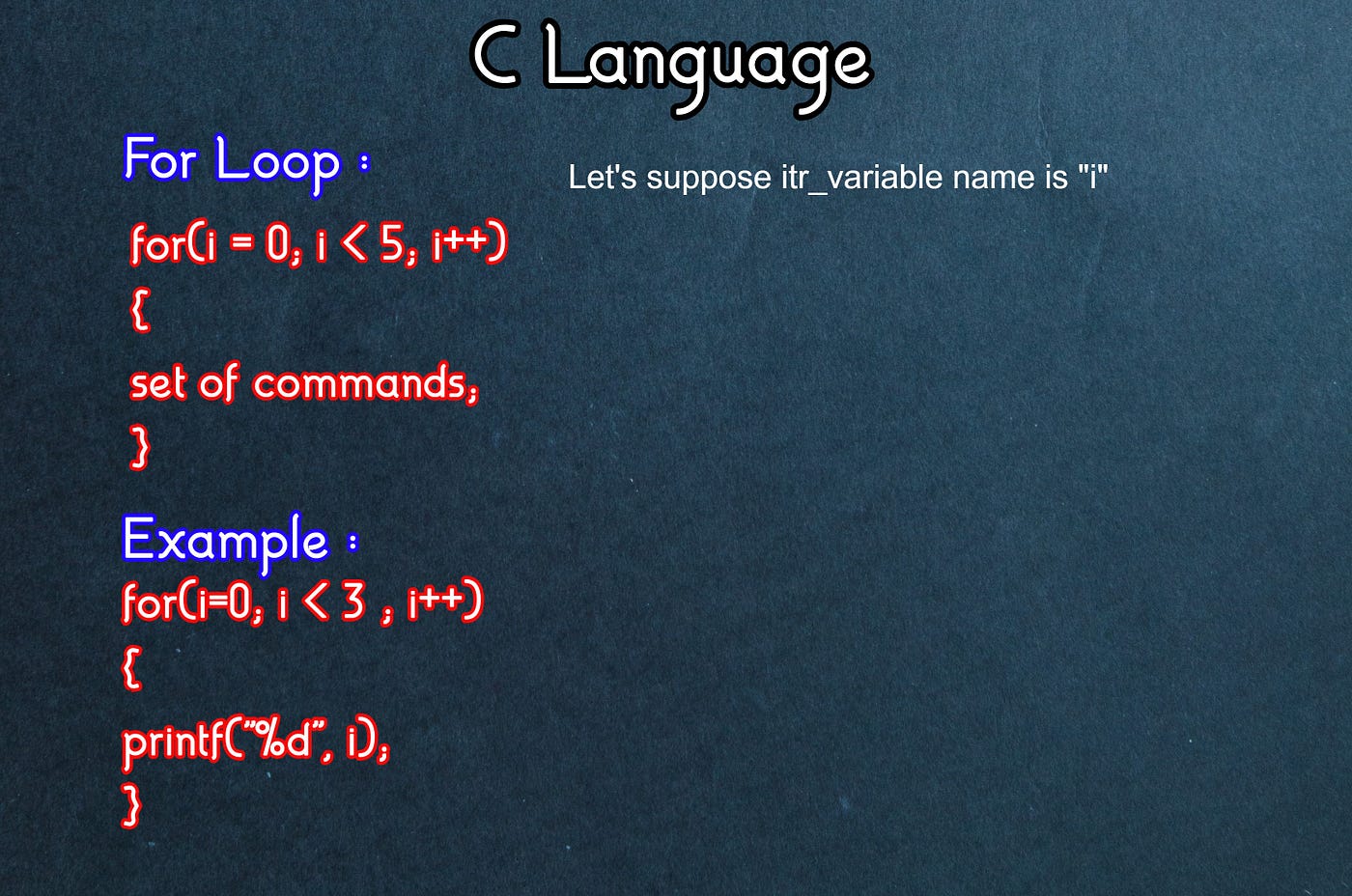 How To Loop In 3 Languages. Comparison of conditional loop in three ...