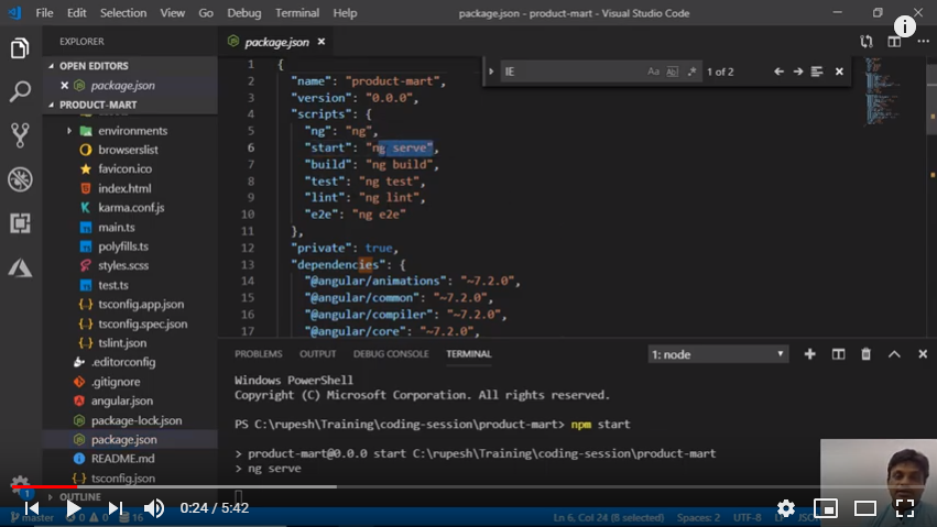 Start & Build Command — Angular app development | by Rupesh Kumar ...