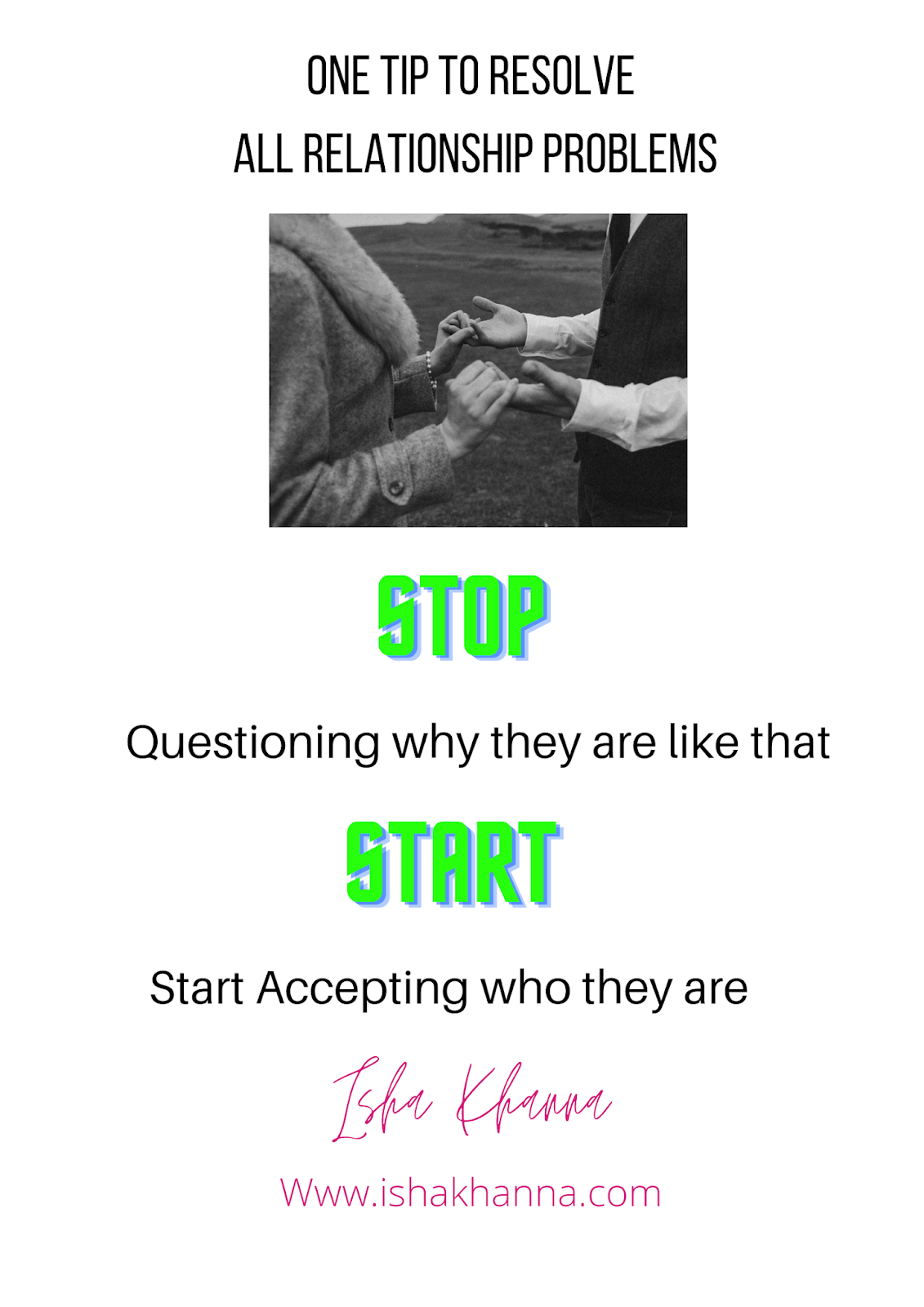 Top Tip to Improve Any Relation. Stop and Start tip to improve… | by ...