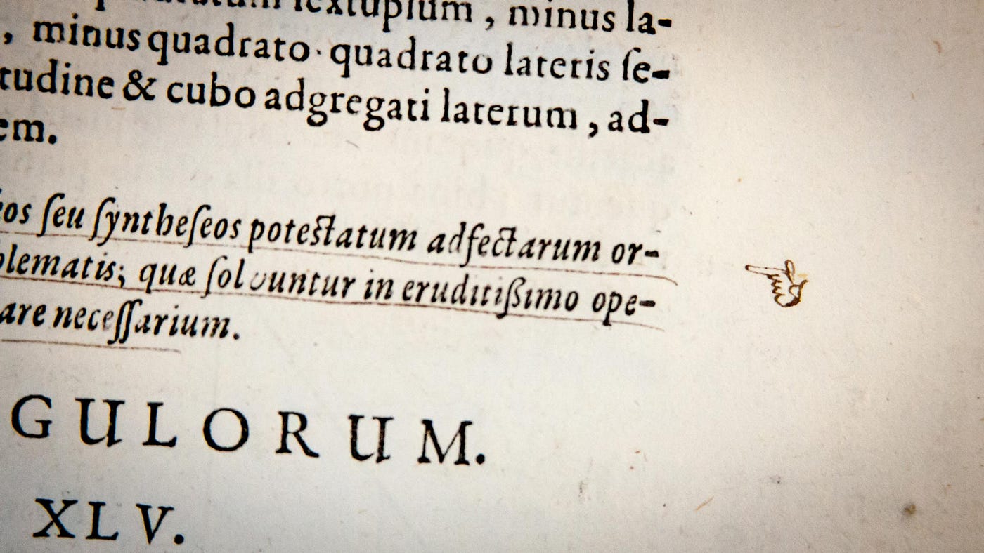Old School, New School. Medieval maniculae in early printed… | by ...