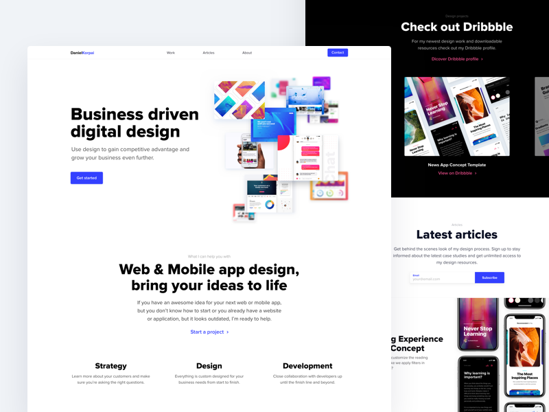 Landing Page Inspiration — May 2018 | by Collect UI | Collect UI Design ...