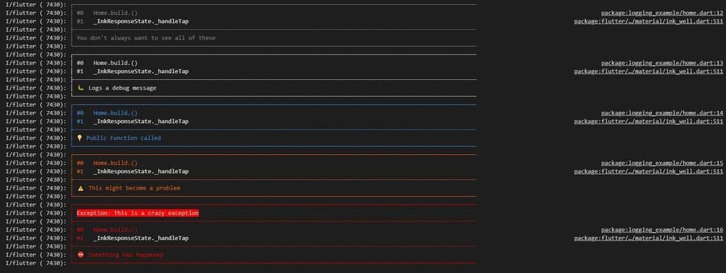 A Guide to Setting up Better Logging in Flutter | by Dane Mackier ...