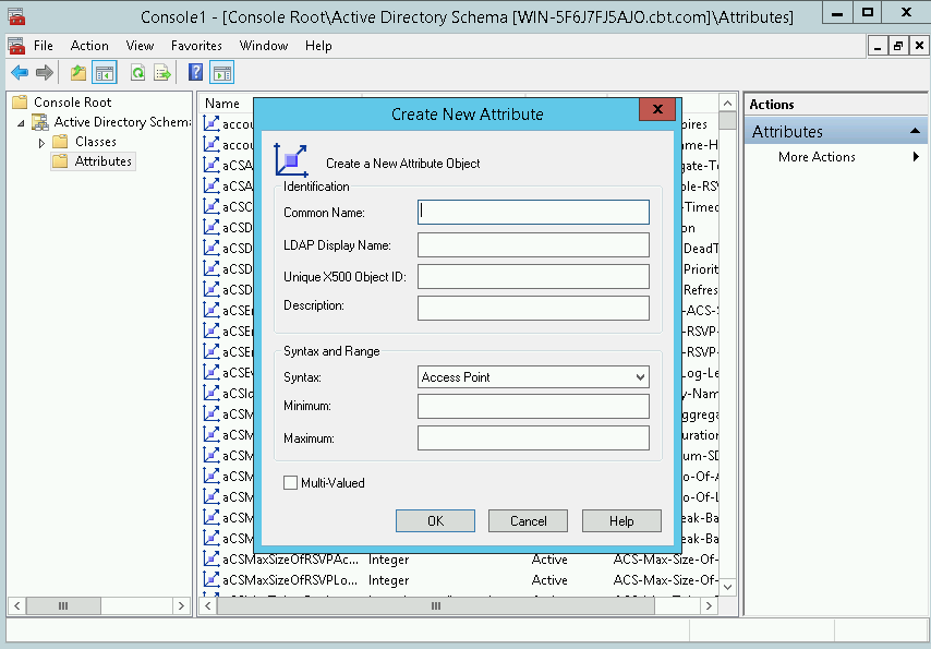 Create Active Directory With Aws Windows Server And Add Custom Attributes To The Users By