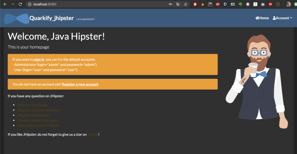 Generate Quarkus project with JHipster | by Dmytro Chaban | Quarkify | Medium