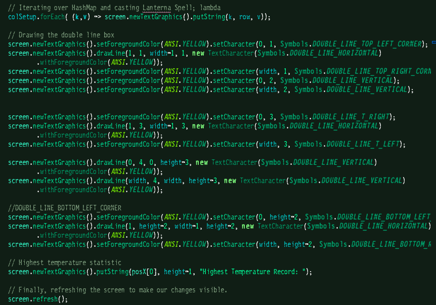 Text-Based GUI with Lanterna in Java | by George Boulougaris | Medium
