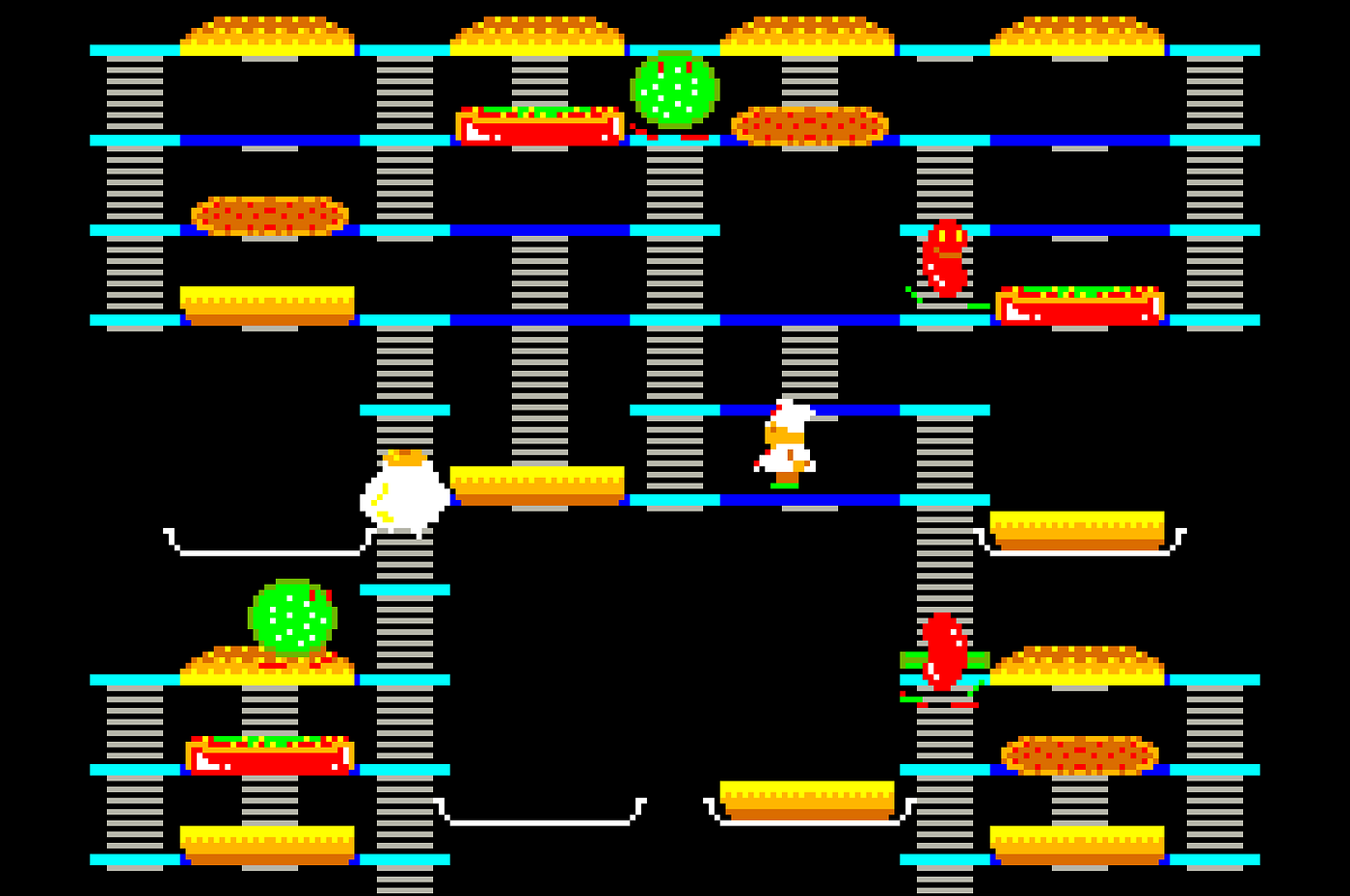 Inside the Arcade: “BurgerTime” (1982) | by Billy Hartong | SUPERJUMP ...