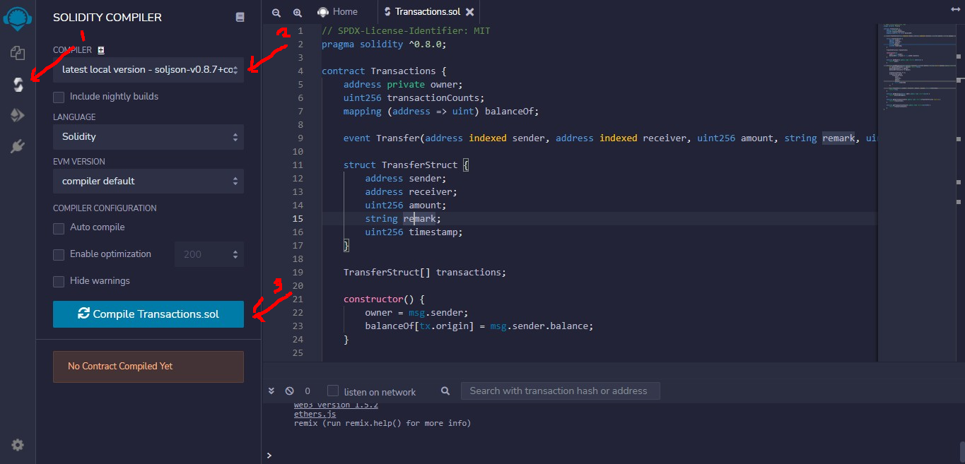 Build an Ethereum Transaction App with React and Solidity | by Darlington Gospel | CoinsBench