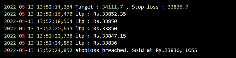 Algorithmic Trading strategy Part-2 (Logging Files) | by The ...