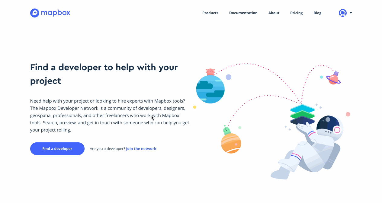 The Mapbox Developer Network. By: Rafa Gutierrez | by Mapbox | maps for ...