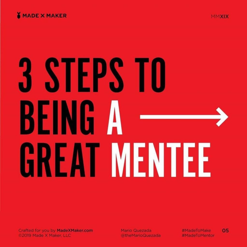 3 steps to being a great mentee. 3 steps to being a great mentee ...