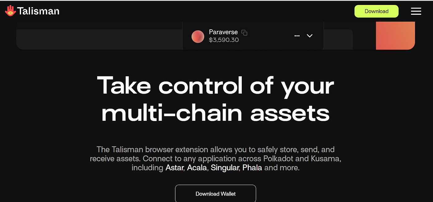How To Setup a Talisman Wallet in Minutes | by Pendulum | Pendulum ...