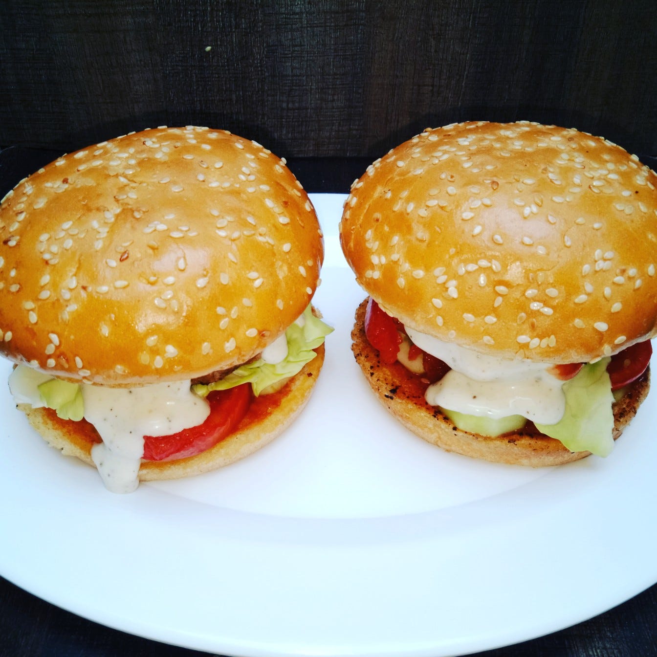 Spicy Mutton Burger Recipe - KK Cooks And Bakes - Medium