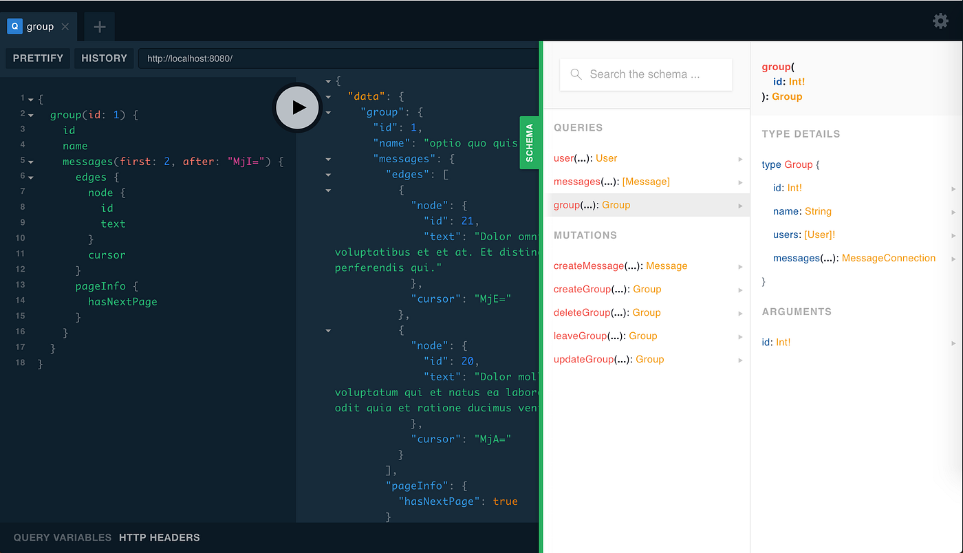 Building Chatty — Part 5: GraphQL Pagination | by Simon Tucker | React Native Training | Medium