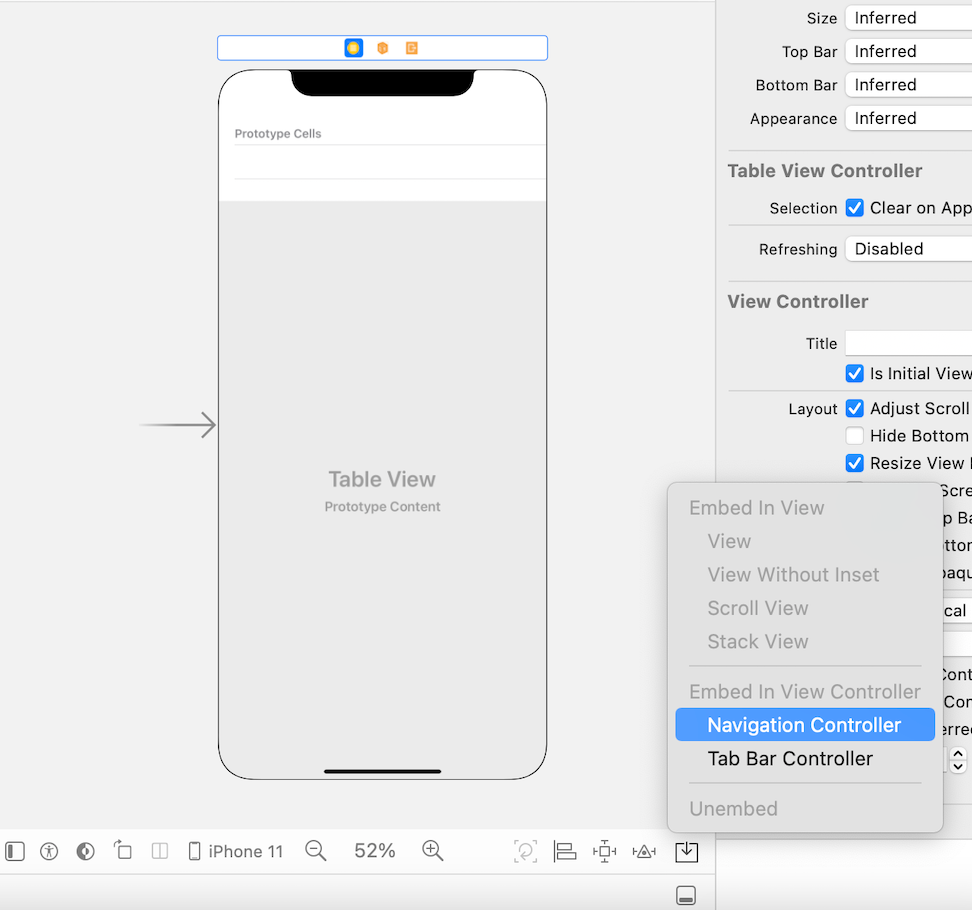 ＃3 storyboard 運用 tab bar controller，navigation controller，table view controller & static cell 模仿 ...