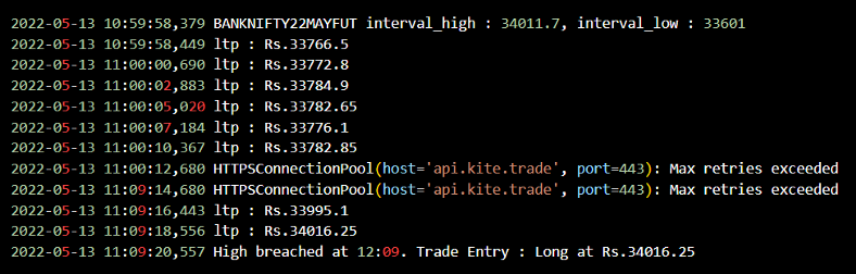 Algorithmic Trading strategy Part-2 (Logging Files) | by The ...