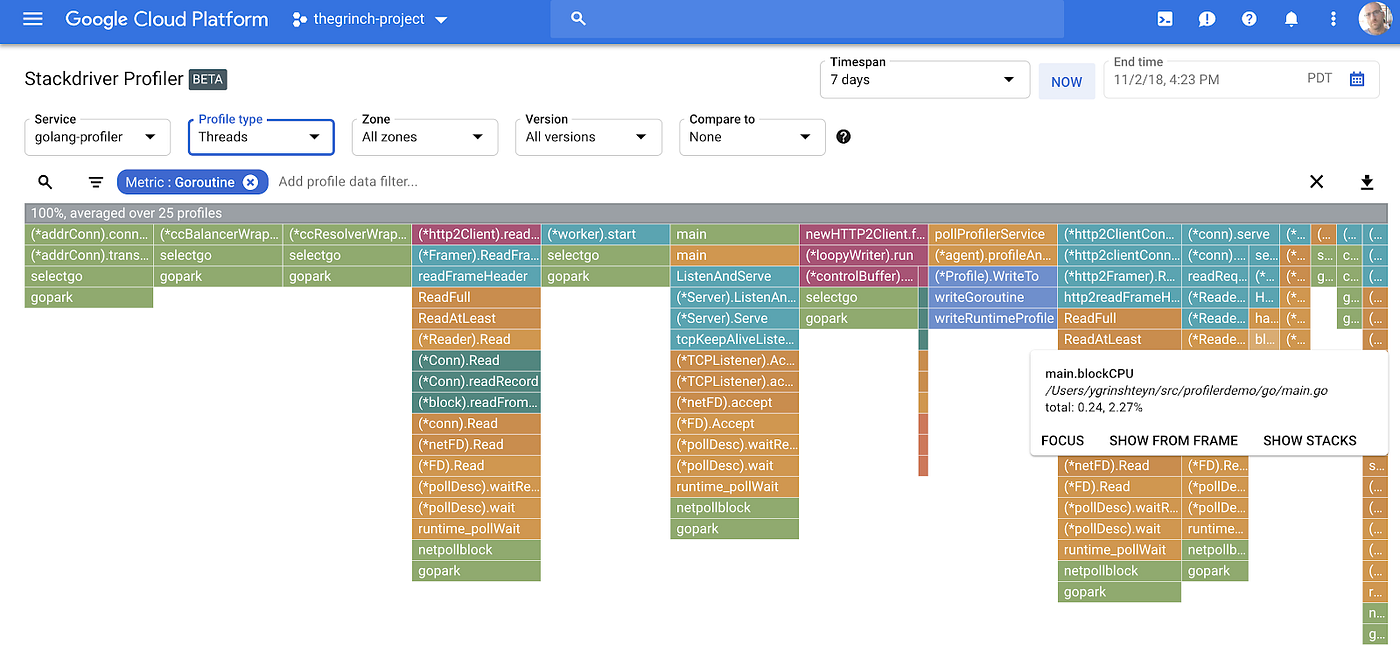 Introduction to Stackdriver Profiler | by Yuri Grinshteyn | Google Cloud - Community | Medium