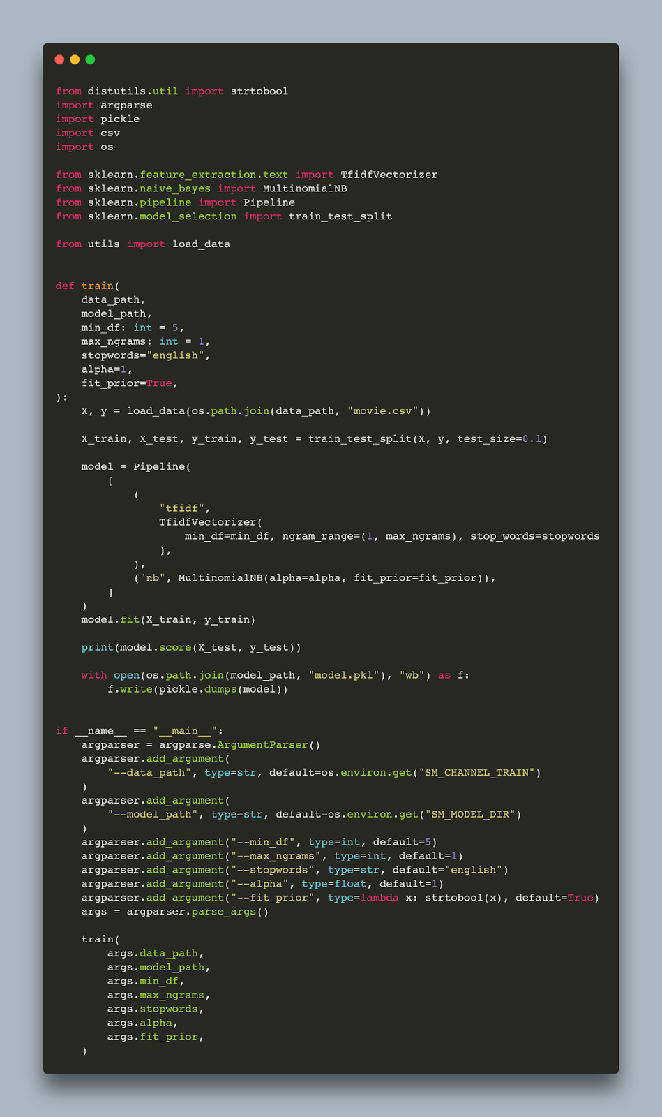 MLOps with SageMaker — Part II. Customize train 🐳 | by Nick Sorros | MantisNLP | Jun, 2022 | Medium