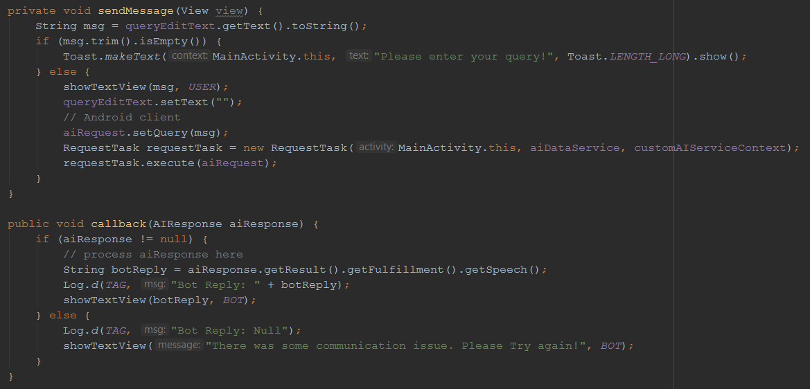 Android chatbot with Dialogflow. Dialogflow from Google (earlier known ...