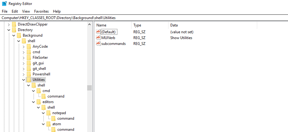 Create Cascading Context Menus With The Windows 10 Registry By 3585