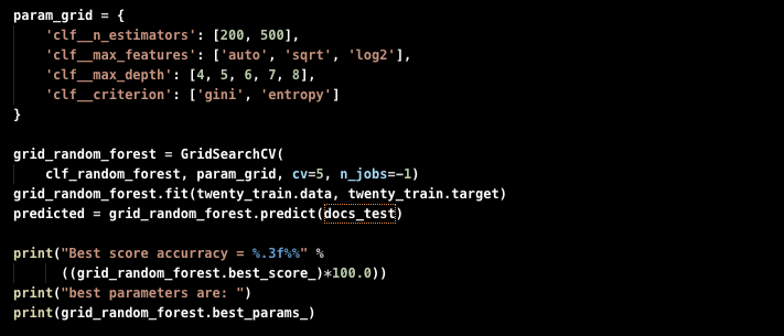 GridSearchCV for parameter tuning in Machine Learning algorithms | by ...
