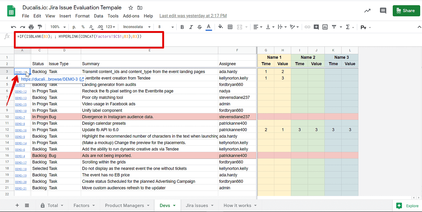 Weighted Decision Matrix Free Template | by Ducalis.io | Ducalis blog ...