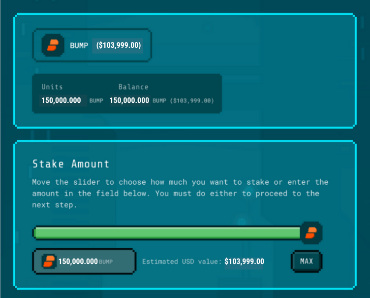 How to stake BUMP tokens to earn rewards with Bumper in 8 easy steps ...