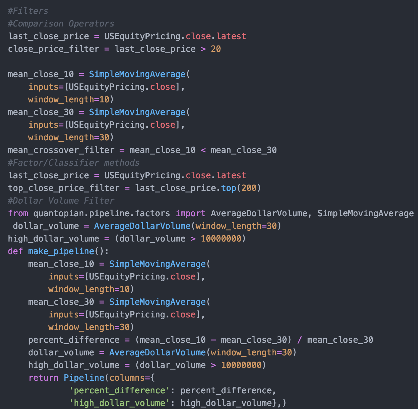 Tutorial 2: Part 1. In the second tutorial, Quantopian goes… | by J ...