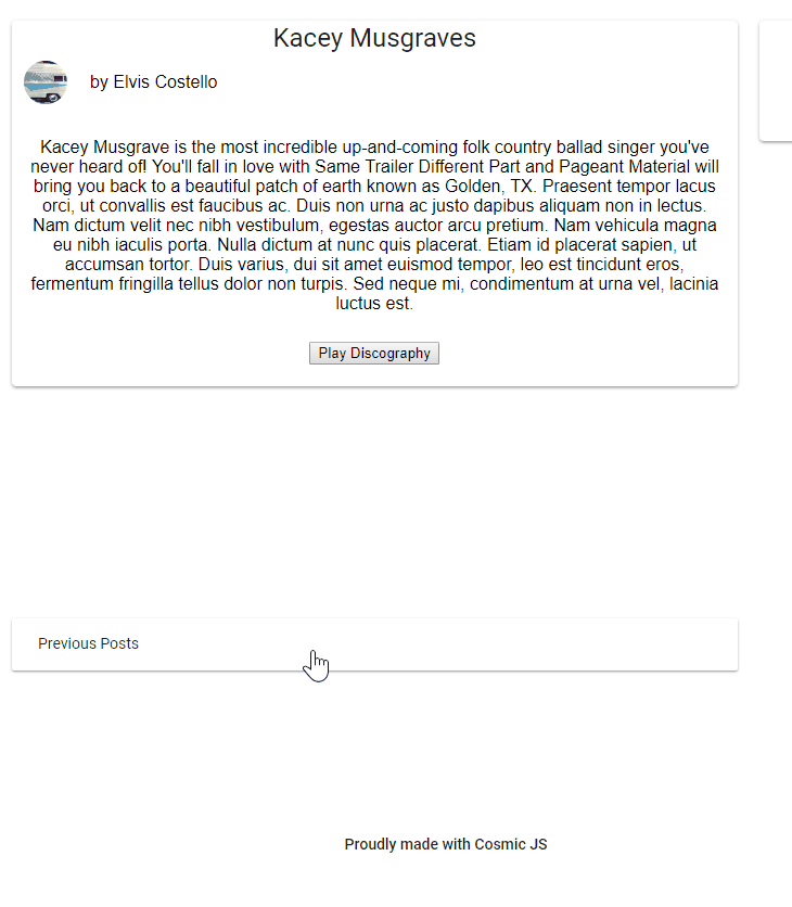 Build a React Shuffle Blog using the Spotify API | by Carson Gibbons | HackerNoon.com | Medium