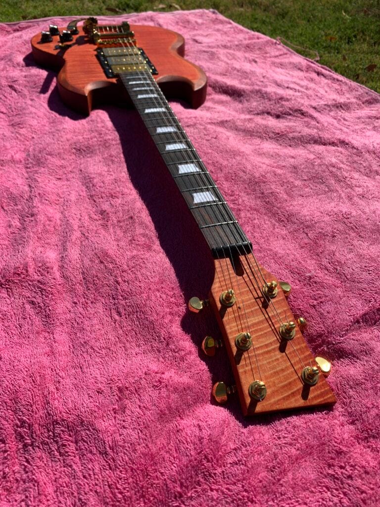 My new guitar — 1961 Gibson SG Custom-style build | by Simon Ives | Medium