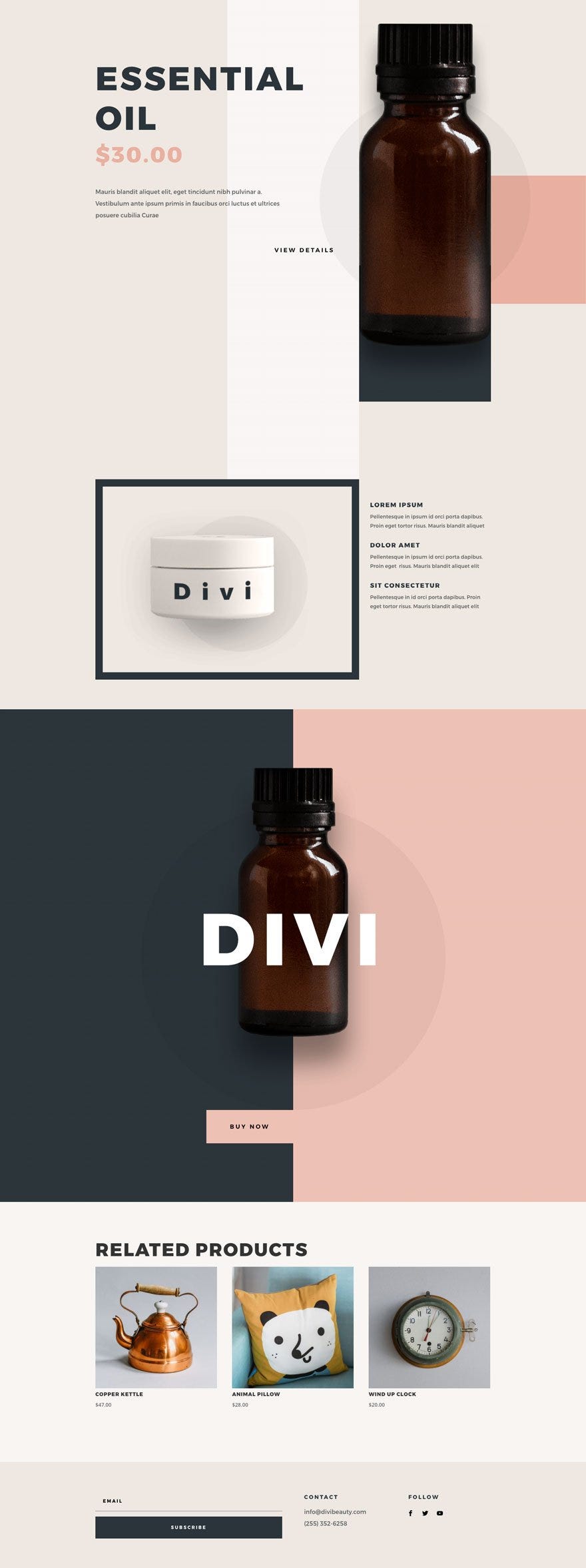 Get a FREE Beauty Product Layout Pack for Divi | by Zubayer Rahman ...