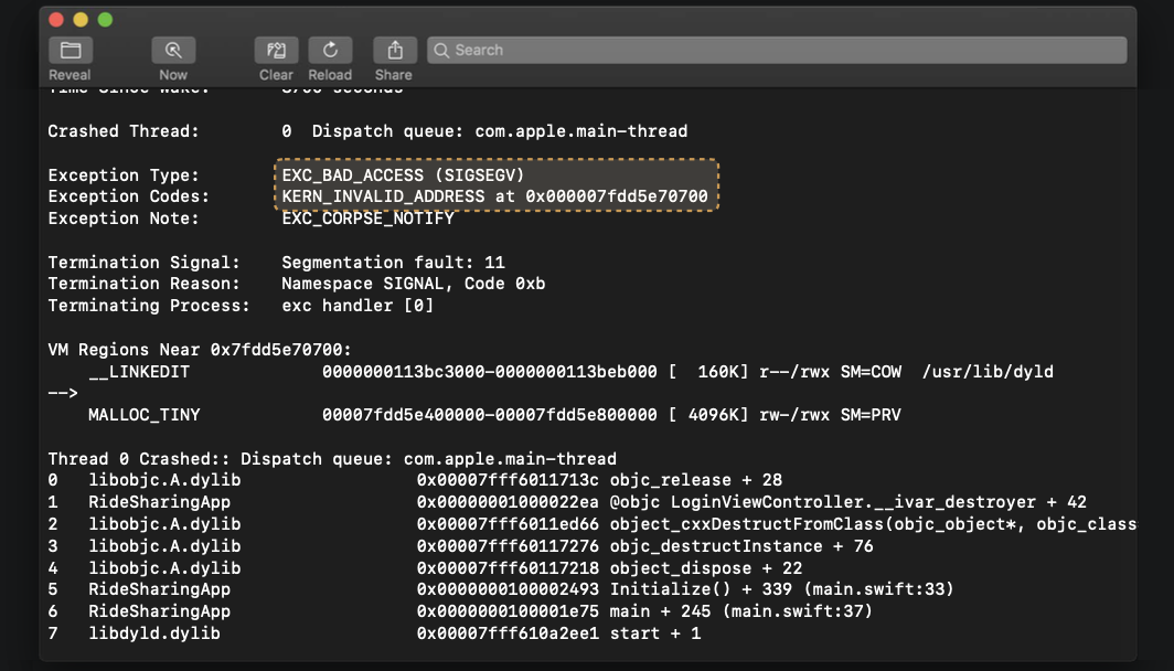 Understanding Crashes and Crash Logs | by Jinha Park | Medium