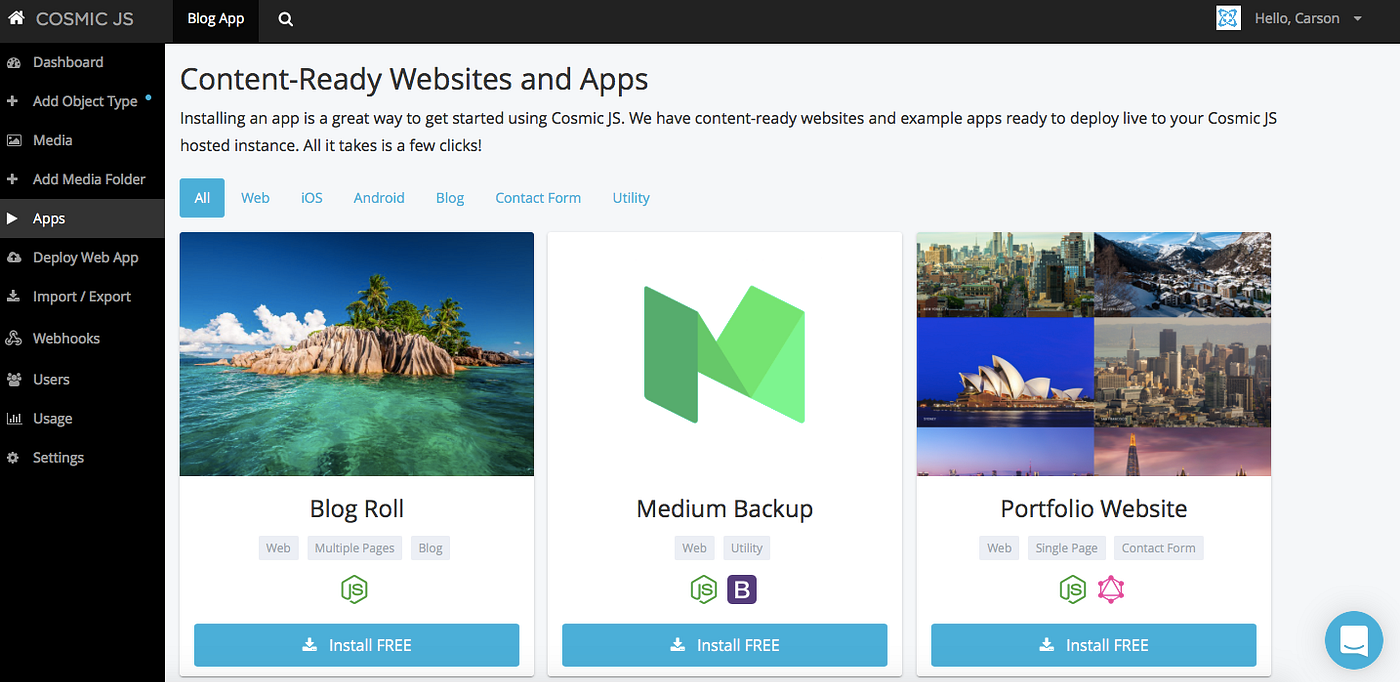Build a Simple Node.js Blog in 4 Steps | by Carson Gibbons | HackerNoon.com | Medium