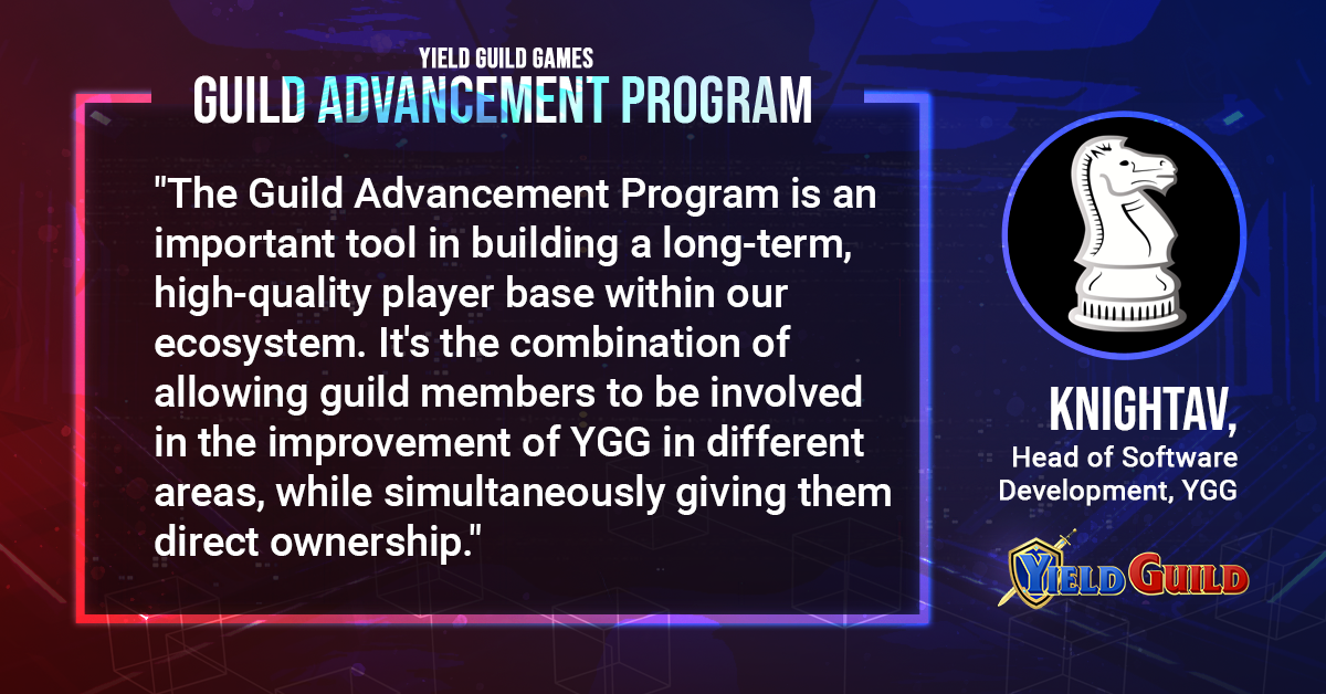 Introducing YGG’s Guild Advancement Program | by Yield Guild Games ...