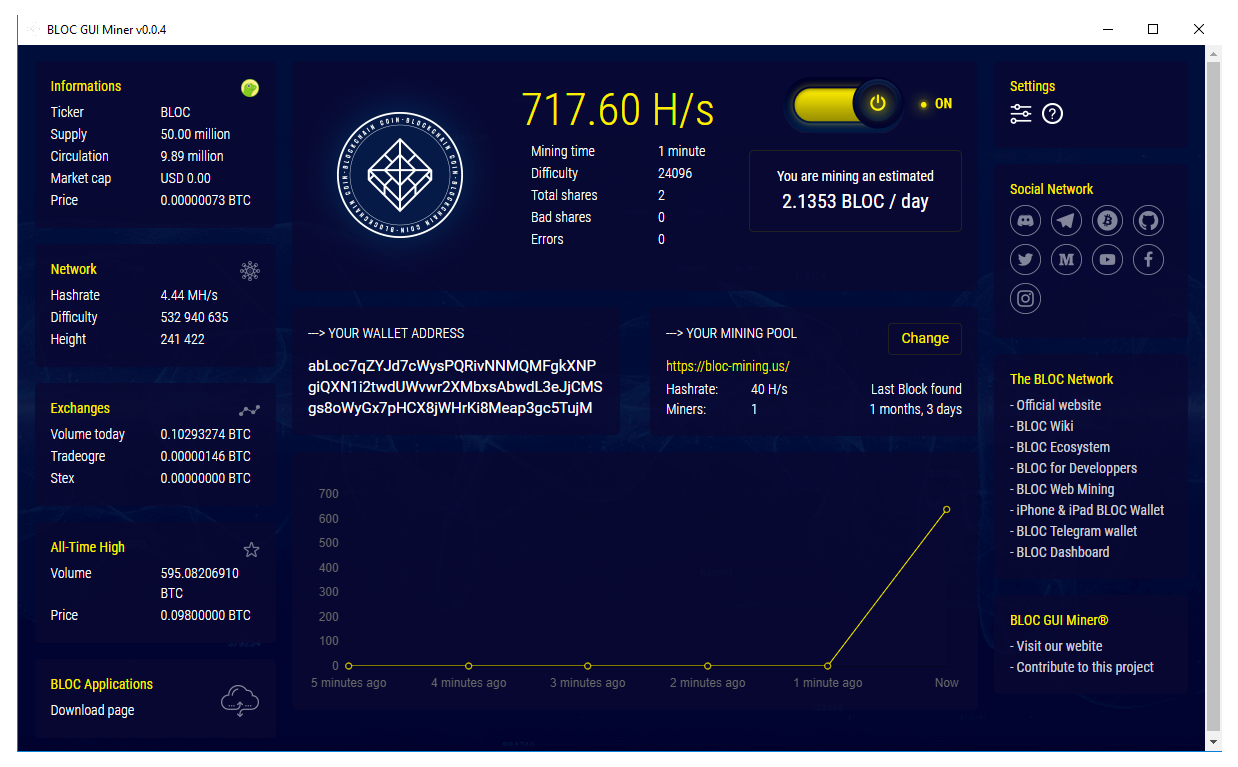 BLOC GUI Miner updated. BLOC GUI Miner is a beautiful, easy to… | by ...