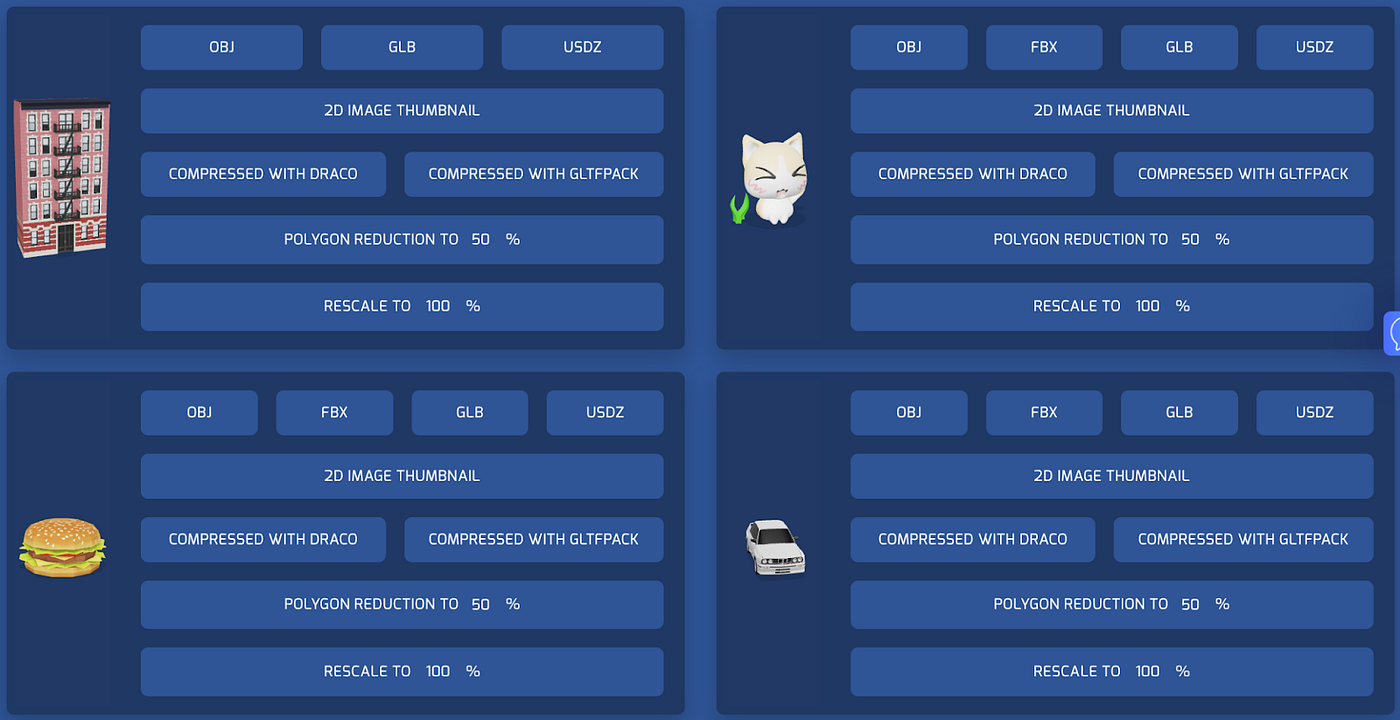 Convert and Compress 3D Models —a Step-by-Step Guide | by echo3D | echo3D | Medium