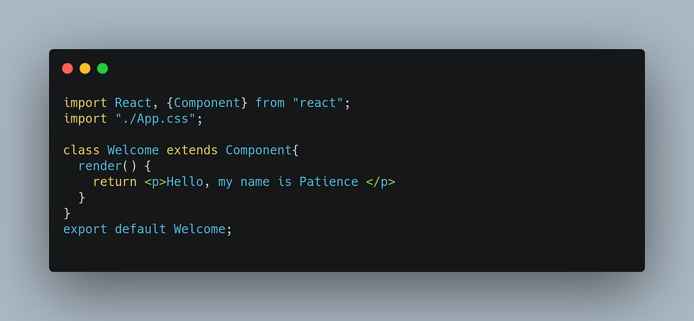 Getting Started with React: The building blocks | by Patience Adajah ...
