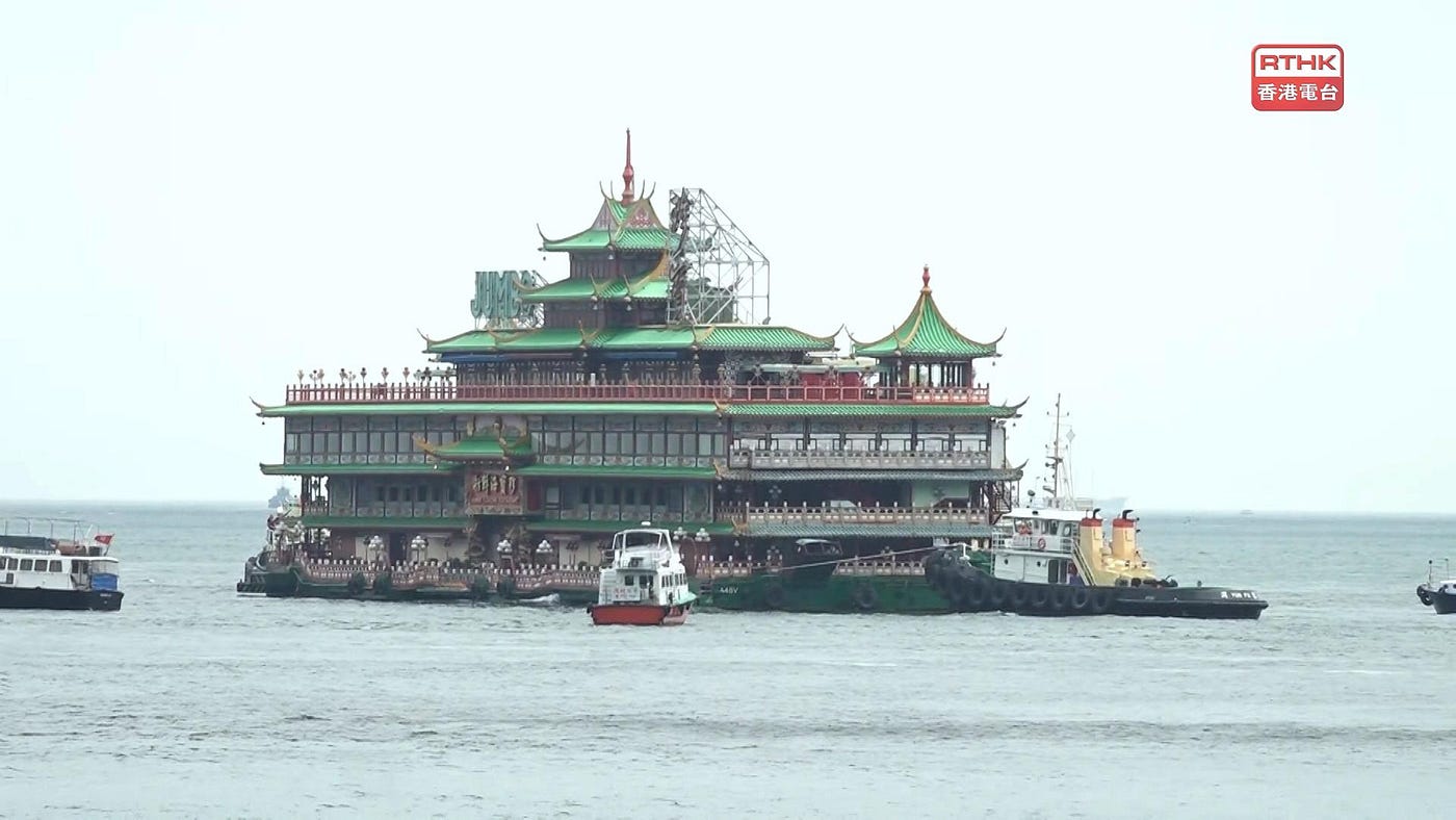 Sink Of The World’s Largest Floating Restaurant | by Mike | Jun, 2022 ...