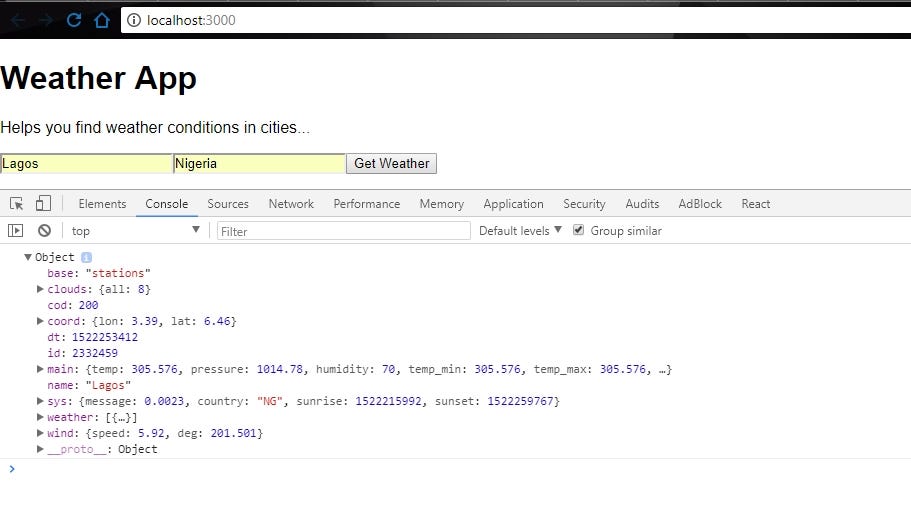 Build a React.Js weather app with stateless functional components | by ...