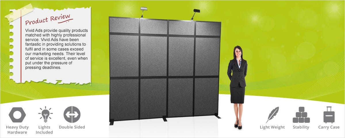 Portable Display Boards | Exhibition Panel | Folding Display Panels | by vividad | Medium