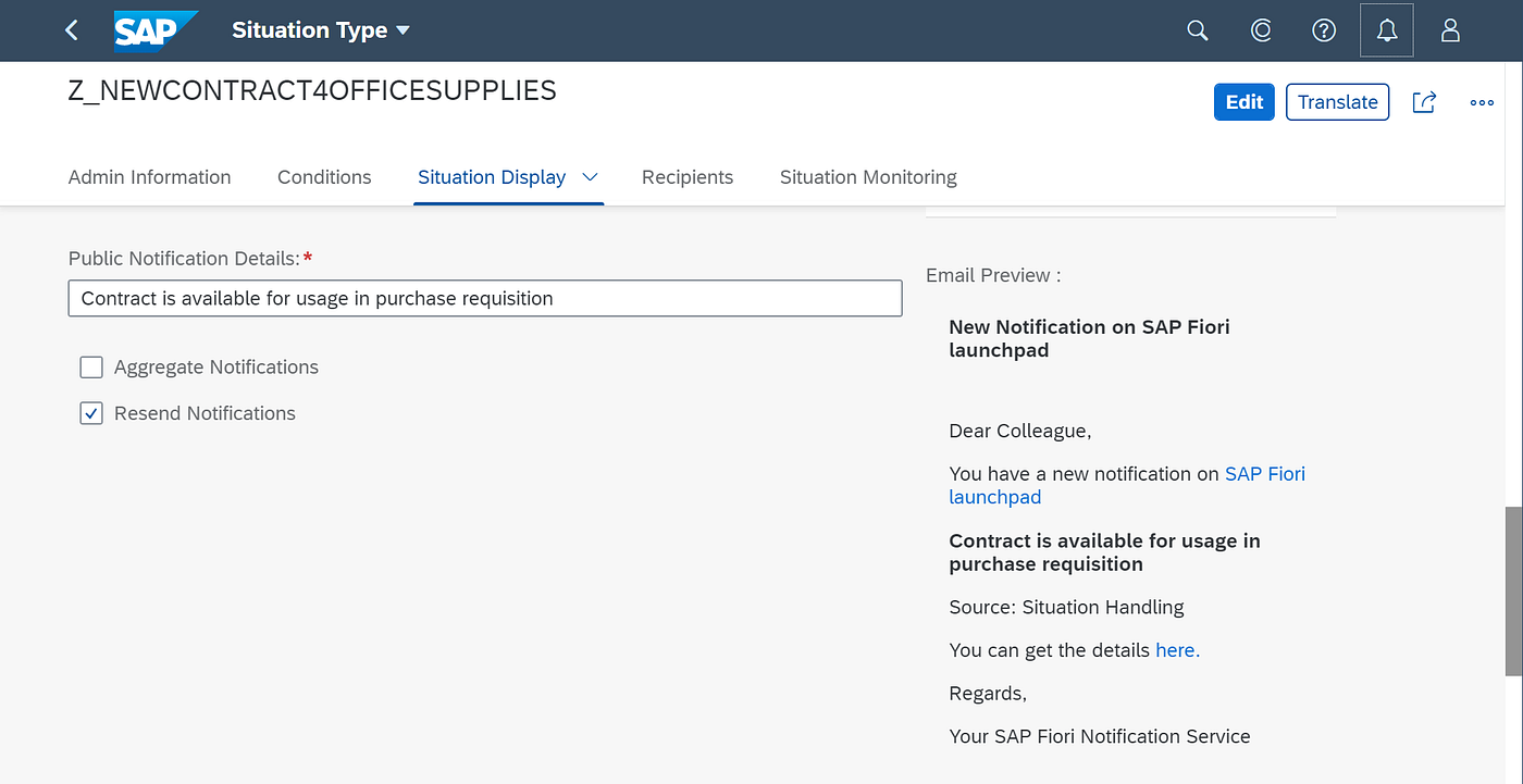 Situation Handling: How do I configure situation types? (3/5) | SAP Design