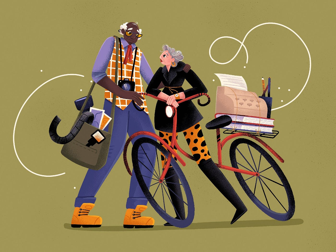 Life Stories: 30+ Bright and Stylish People Illustrations | by tubik ...