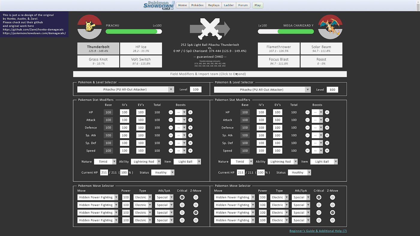 Fresh new look for a Pokemon Calculator | by Chris Jiang | Medium